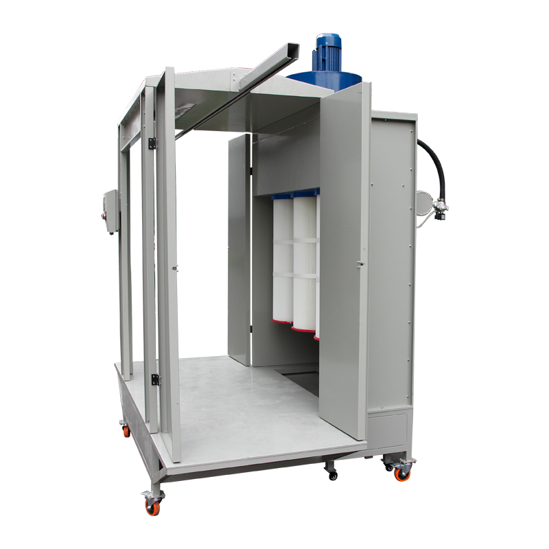 Double-purpose Powder Coating Booth COLO-S-2152 - Buy Industrial Powder ...